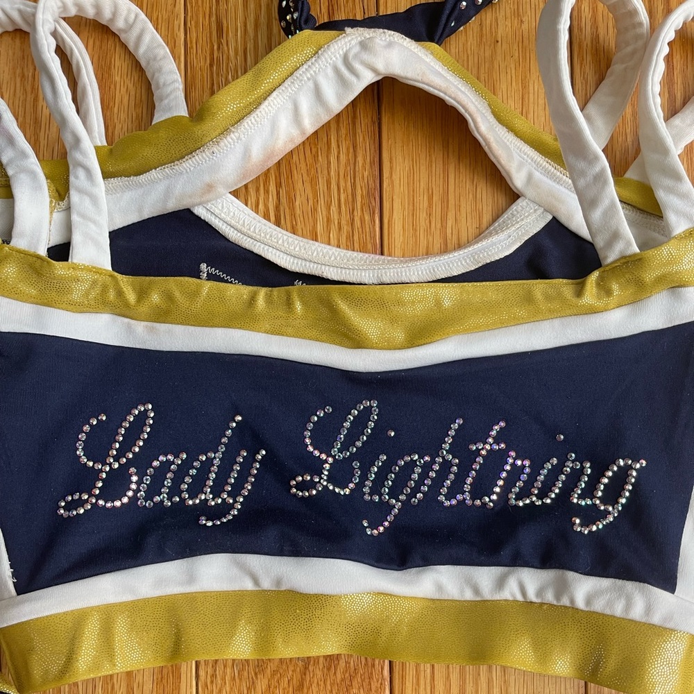 Rare Ice Lady Lightning 2015 Cheer Uniform - Gem